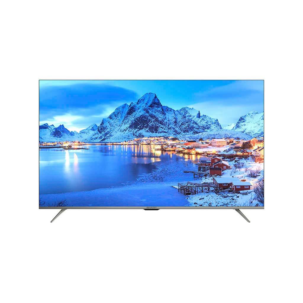 Sharp 4K Frameless TV, 65-inch, Android with Built-in Receiver - Black ...
