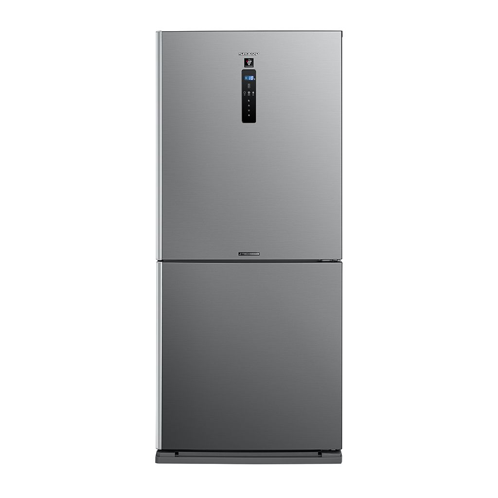 Sharp Refrigerator, Digital Inverter, Bottom Freezer, 448 Liters - Dark ...