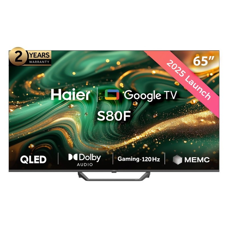 Haier TV 65 Inch 4K UHD Smart QLED with Built in Receiver - H65S80F ...