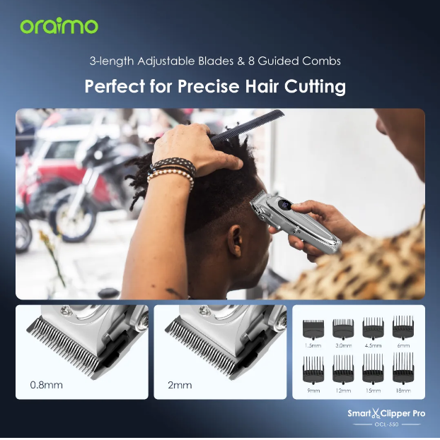 Oraimo Hair Clipper Self-sharpening, LED Screen Display, OCL-550 ...