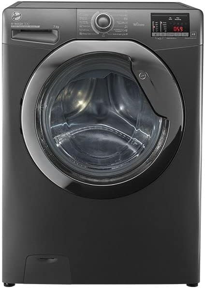 Hoover Full Automatic Washing Machine, 7 Kg - Dark Gray, H3WS173DC3R ...